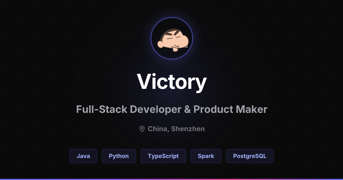 Victory - Full-Stack Developer & Product Maker
